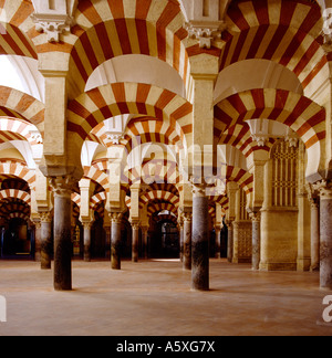 Arches and Columns of Hypostyle Prayer Hall at Mosque-Cathedral of ...