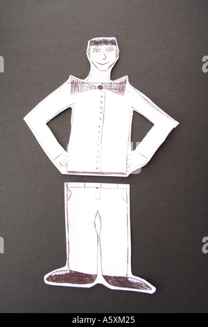 A SKETCH OF A MALE JOINED AND DISJOINED AT THE HIP Stock Photo - Alamy