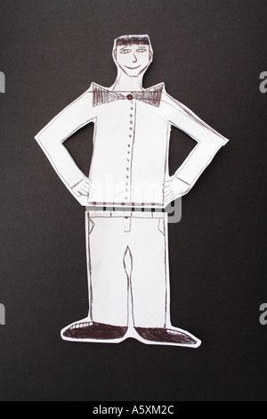 A SKETCH OF A MALE JOINED AND DISJOINED AT THE HIP Stock Photo - Alamy