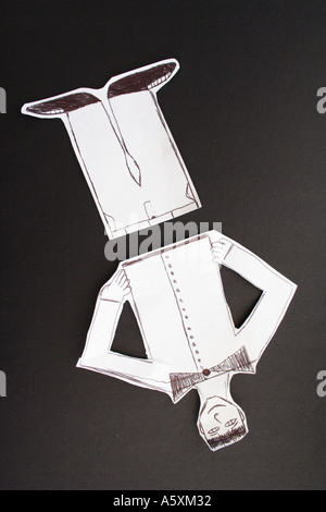 A SKETCH OF A MALE JOINED AND DISJOINED AT THE HIP Stock Photo - Alamy