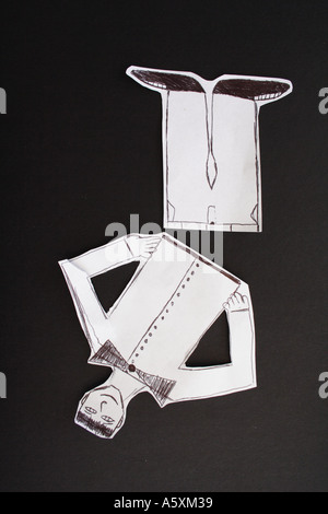 A SKETCH OF A MALE JOINED AND DISJOINED AT THE HIP Stock Photo - Alamy