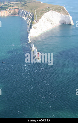 The Needles, Isle of Wight (aerial photo Stock Photo - Alamy