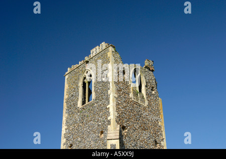 Remains of St Andrews church Roudham Norfolk uk Stock Photo - Alamy