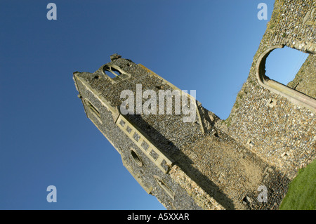 Remains of St Andrews church Roudham Norfolk uk Stock Photo - Alamy