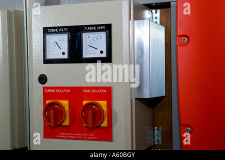 Control panel for a small 6KW domestic wind turbine Stock Photo - Alamy