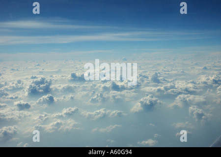 Clouds at 35 000 feet over South East Asia Stock Photo - Alamy