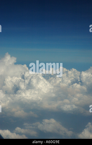 Clouds at 35 000 feet over South East Asia Stock Photo - Alamy