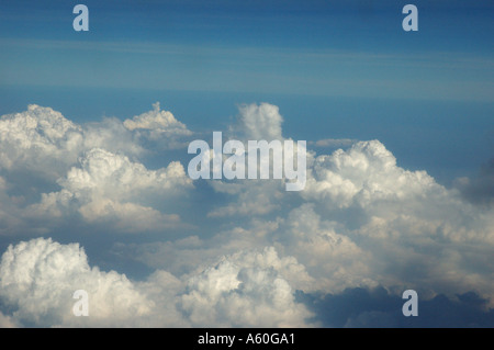 Clouds at 35 000 feet over South East Asia Stock Photo - Alamy