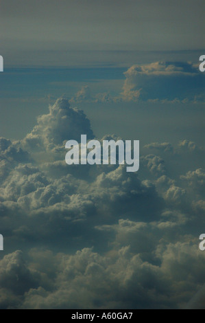 Clouds at 35 000 feet over South East Asia Stock Photo - Alamy