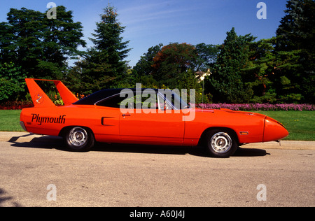 1970 orange Plymouth Superbird Stock Photo - Alamy