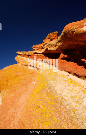 Roxborough State Park in Colorado covered with snow in winter Stock ...