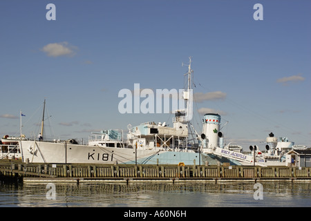 HMCS Sackville K181, a Flower-class corvette in Halifax harbour, that ...