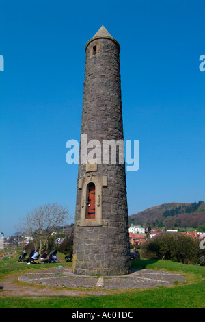 The memorial known locally as The Pencil to the Battle of Largs where ...
