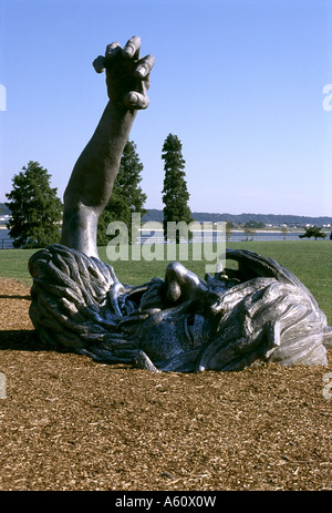 The Awakening Sculpture Washington DC Stock Photo: 16225323 - Alamy