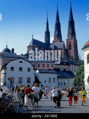 Uppsala, Sweden Uppsala Cathedral, seen from Vasa Castle, Habitat ...
