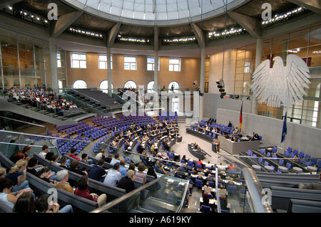 Inside Bundestag German Parliament Berlin Germany Europe Stock Photo ...
