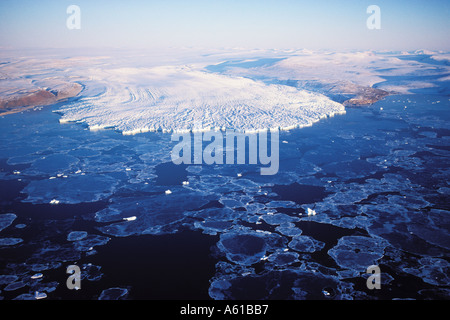 Pituffik Glacier Thule Greenland Stock Photo - Alamy
