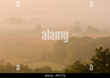 Sunrise on the Farm Stock Photo - Alamy