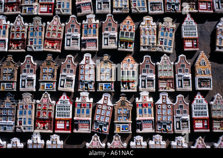 Amsterdam fridge magnets on display in a gift shop in Amsterdam ...