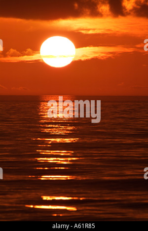 Florida East Coast water sky red weather sunrise over ocean sunset ...