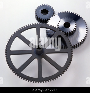 Group of gears meshed together Stock Photo - Alamy