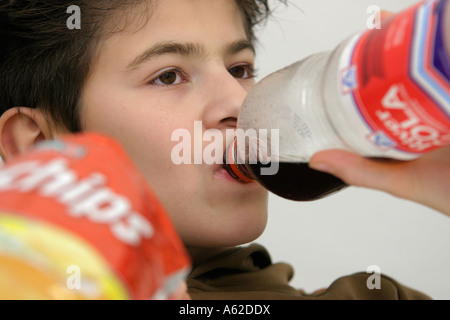 boy child young drinking coke a cola can tin pop red coke can drink ...