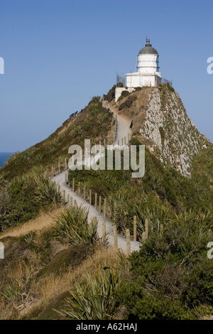 New Zealands southernmost lighthouse at Nugget Point the Catlins South ...