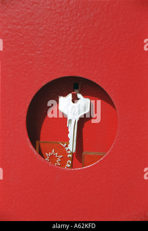 key hanging in red circle Stock Photo - Alamy