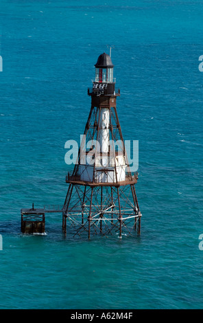 Fowey Rocks Lighthouse northmost of eight keys lighthouses build of ...