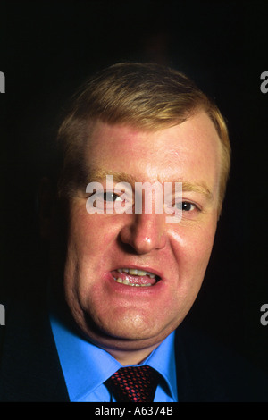 Portraits of Charles Kennedy leader of the Liberal Democrat Party Stock ...
