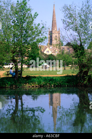 The River Thames at Lechlade England Stock Photo - Alamy