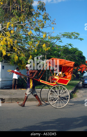 Pousse-pousse, Tamatave, Madagascar Stock Photo - Alamy