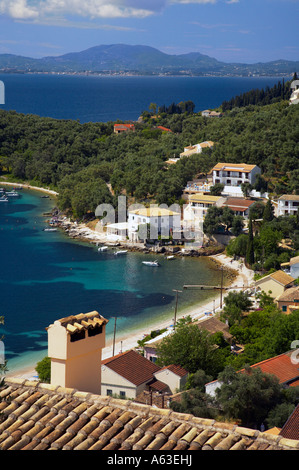 view of the White House, Kalami, Corfu, home of the Durrell family ...