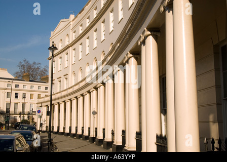 Park Crescent London designed by John Nash. Architectural Stock ...