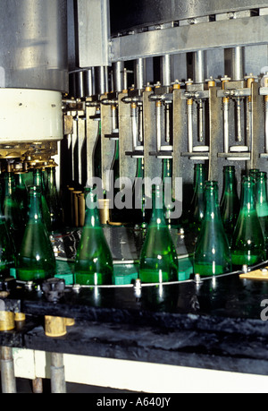 crown capped cider bottling plant Stock Photo - Alamy