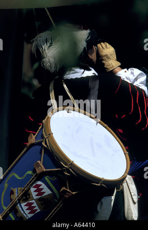 Drummer in jacobite costume Stock Photo - Alamy