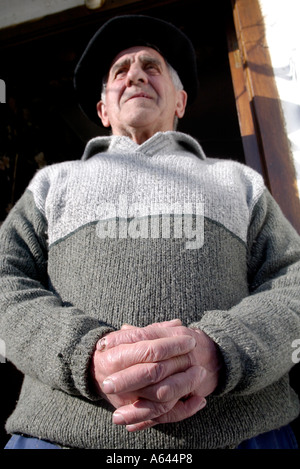 A TYPICAL BASQUE COUNTRY SIDE MAN IN ORIO GUIPUZCOA EUZKADI BASQUE ...