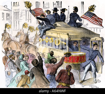 Recruiting in Philadelphia for the Bucktail Pennsylvania Regiment ...