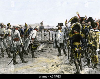 Karl Freiherr Mack von Leiberich surrenders to Napoleon, Battle of Ulm ...