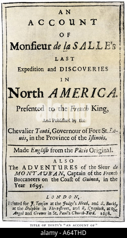 René-Robert Cavelier, Sieur de La Salle, French explorer of North ...