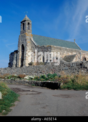 St. Mary's church, Holy Island, Northumberland, UK Stock Photo - Alamy