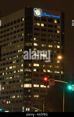 Disney Channel office at night Stock Photo - Alamy