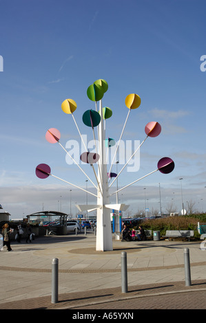 Lollipop sign at The Mall Cribbs Causeway shopping centre, Bristol, UK ...
