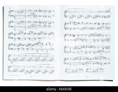Musical score / sheet music Stock Photo - Alamy