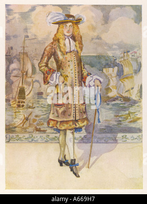 Englishman of 1670 Stock Photo - Alamy