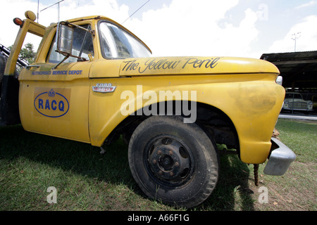 YELLOW FORD RACQ TRUCK HORIZONTAL BAPDB10269 Stock Photo - Alamy