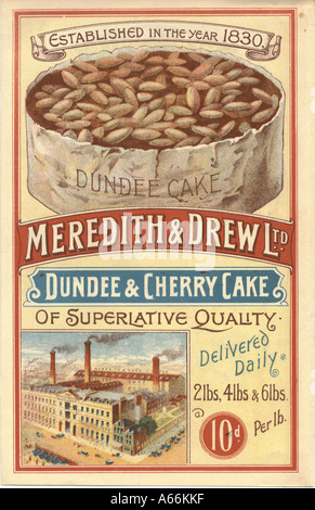 advertising leaflet for Meredith & Drew Stock Photo - Alamy