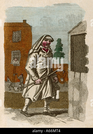 NIGHT WATCHMAN 1804 Stock Photo - Alamy