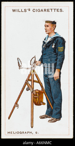 NAVAL HELIOGRAPH IN USE Stock Photo - Alamy