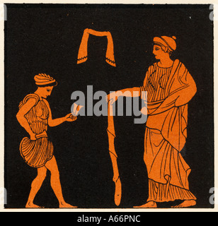 An ancient Greek woman dancing Stock Photo - Alamy